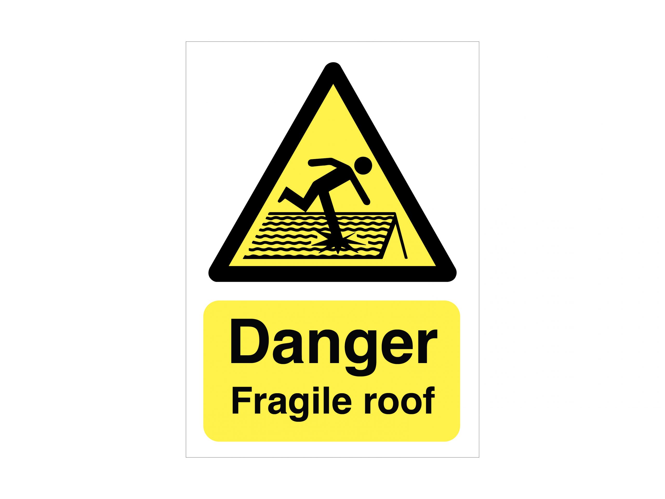 Fragile Roof Sign - Imprint Norwich