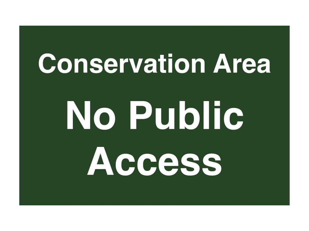 Conservation Area No Public Access Sign | Imprint Signs & Graphics