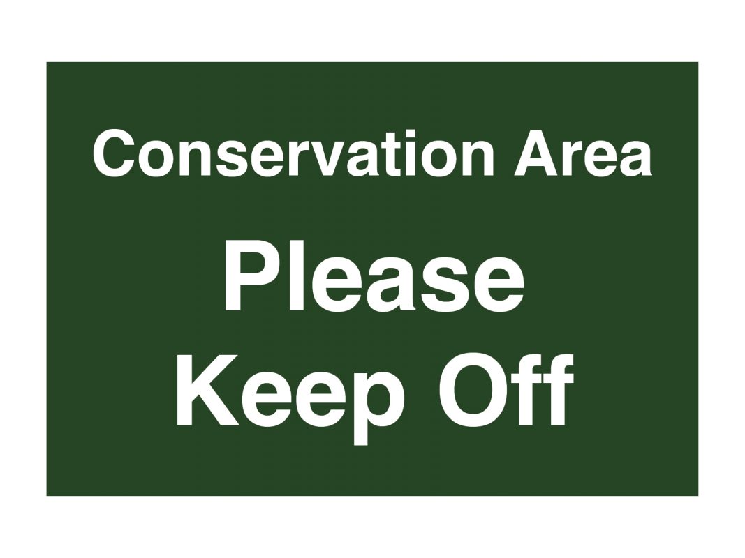 Conservation Area Please Keep Off Sign | Imprint Signs & Graphics