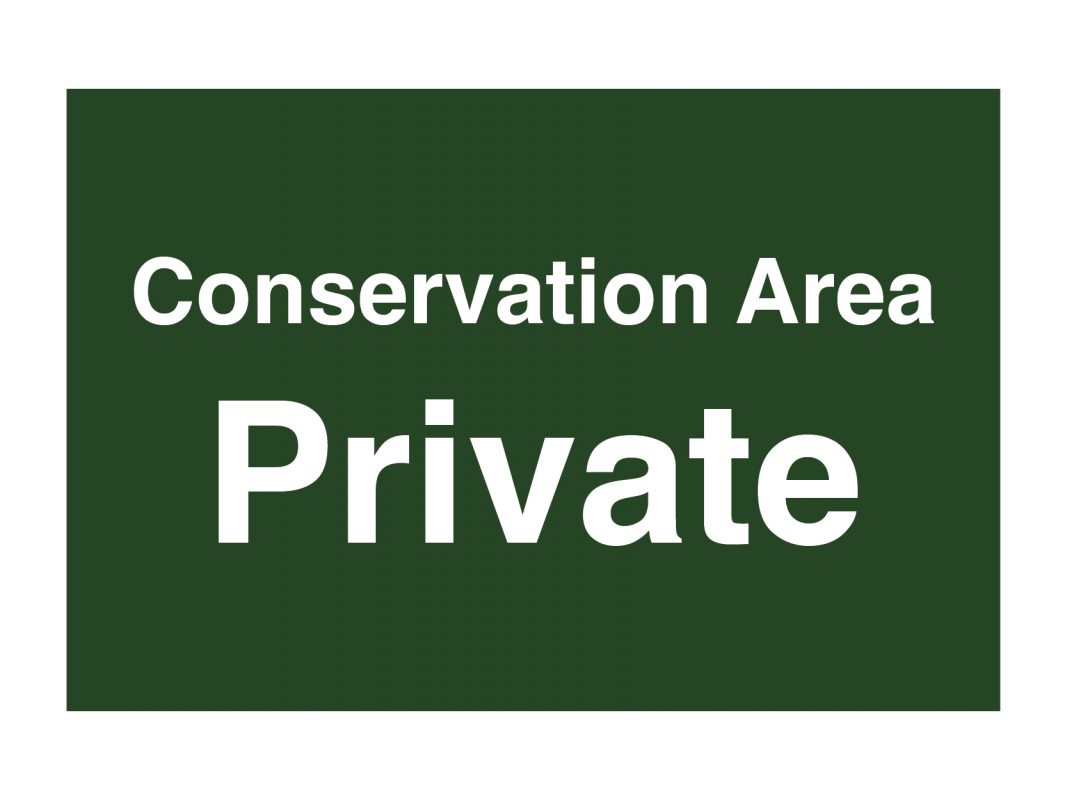 Conservation Area Private Sign | Imprint Signs & Graphics