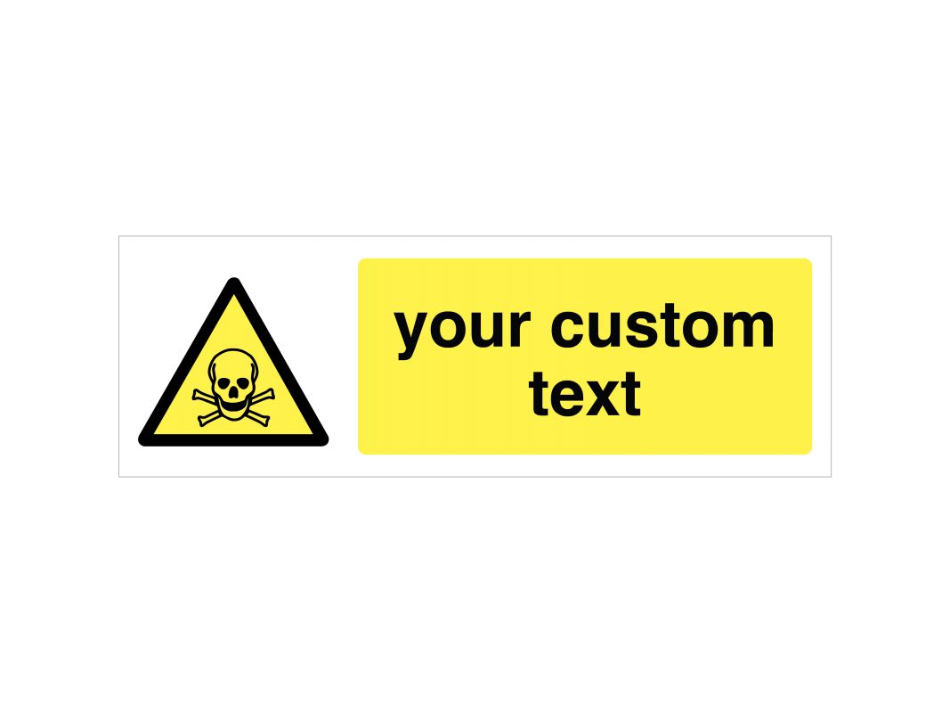 Custom Chemical Danger (Gas) Sign | Imprint Signs & Graphics