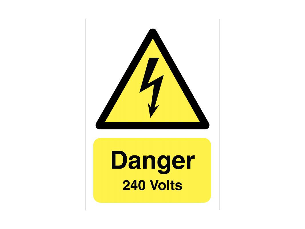 Danger 240 Volts Electrical Sign | Imprint Signs & Graphics