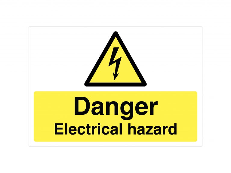 Danger Electrical Hazard Sign Landscape | Imprint Signs & Graphics