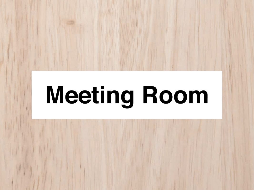 Meeting Room Door Sign | Imprint Signs & Graphics