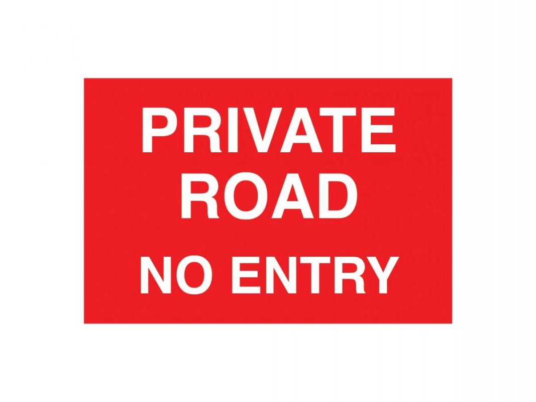 Private Road No Entry Sign | Imprint Signs & Graphics