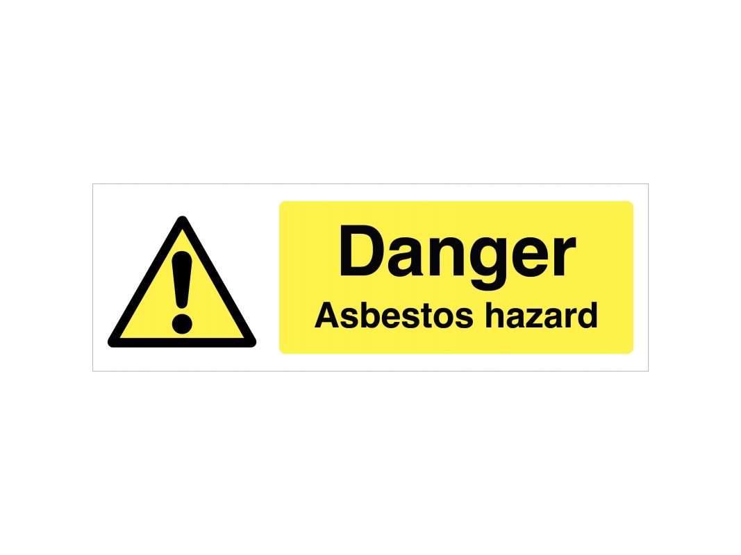 Asbestos Hazard Sign Landscape | Imprint Signs & Graphics
