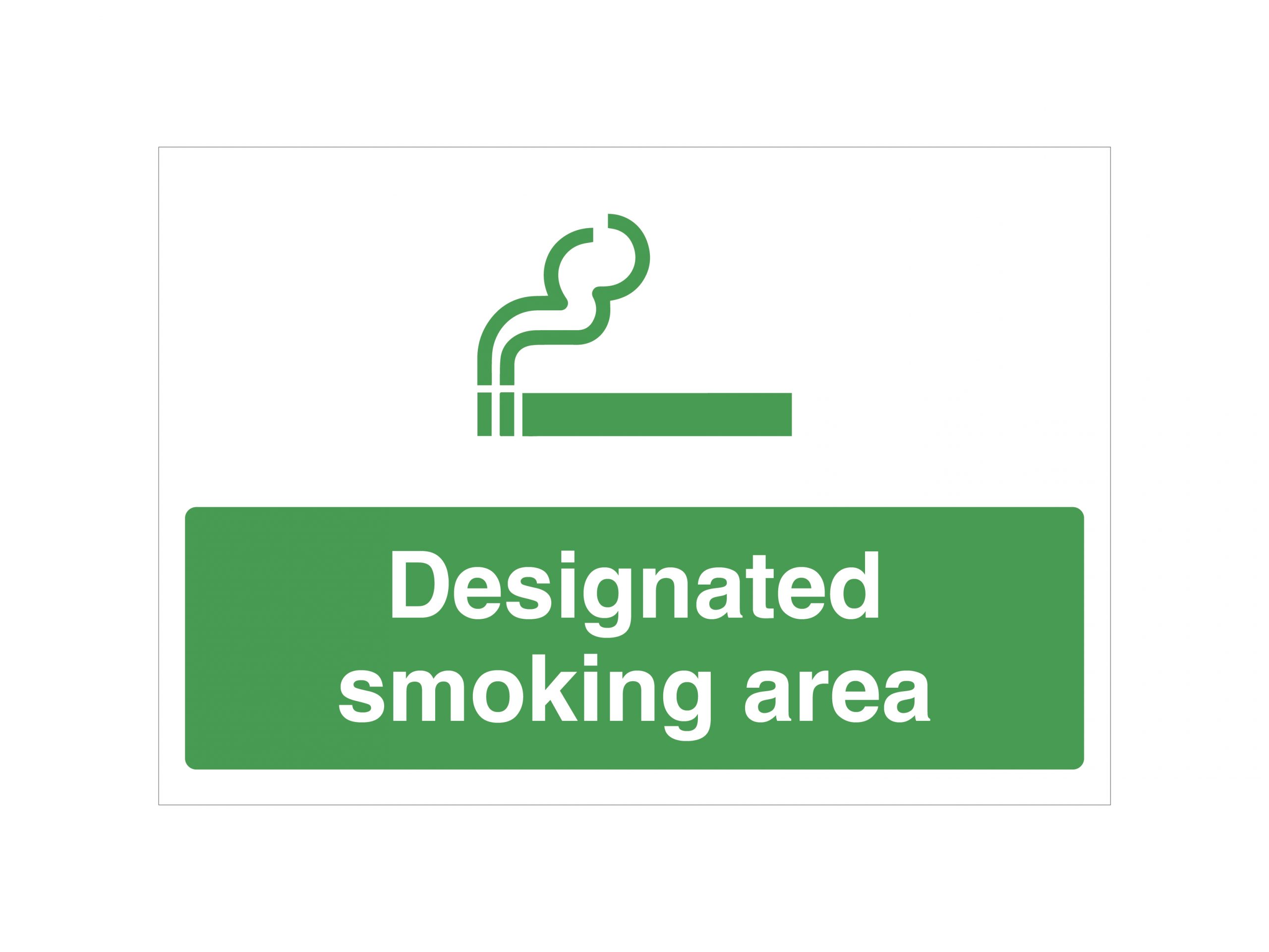 Designated Smoking Area Sign | Imprint Signs & Graphics