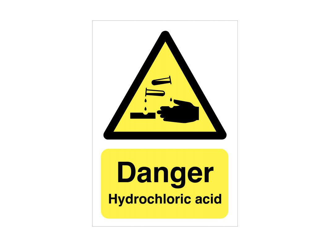 Hydrochloric Acid Sign | Imprint Signs & Graphics