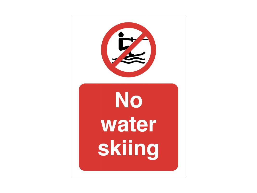 No Water Skiing Sign | Imprint Signs & Graphics