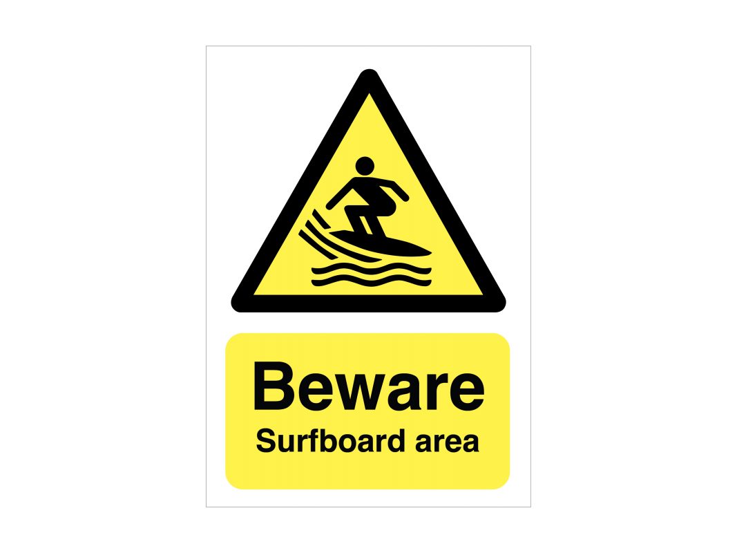 Surfboard Area Sign | Imprint Signs & Graphics